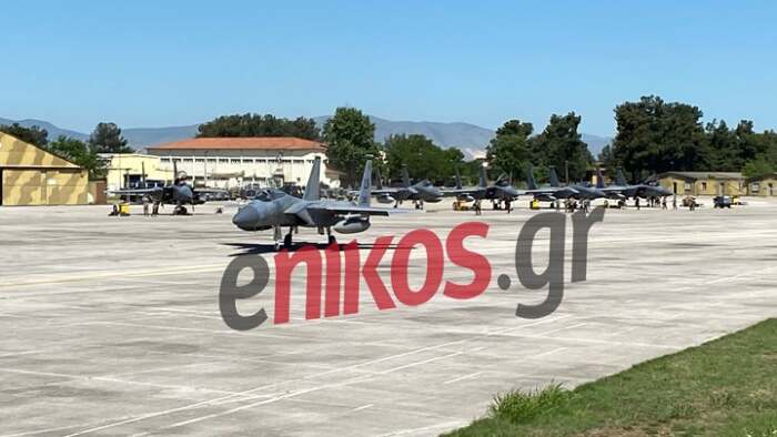ΑΠΟ ΤΙΣ 5 ΜΑΪΟΥ Τα θηριώδη F-15 των ΗΠΑ στην 110 Π.Μ. της Λάρισας ...