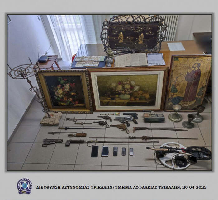 Σύλληψη αρχαιοκαπήλων σε Λάρισα και Θεσσαλία μετά από μεγάλη αστυνομική ...