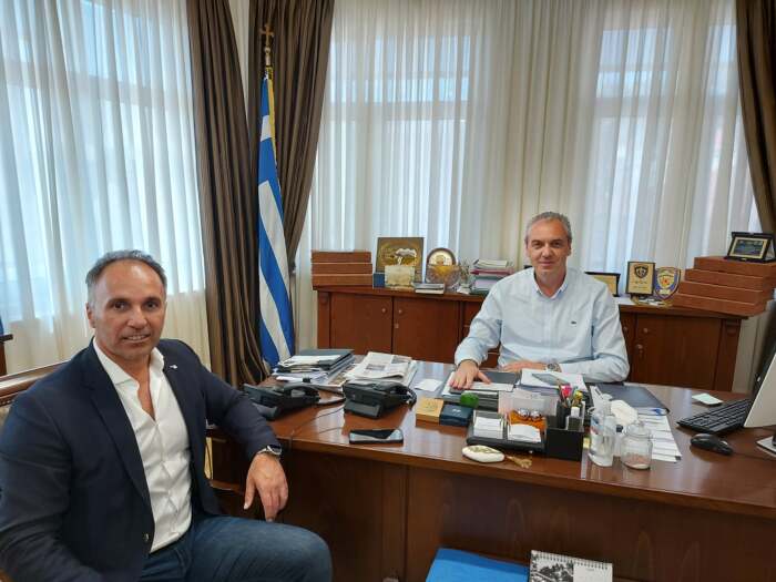 Με τον Στ. Δημότσιο συναντήθηκε ο Ν. Γάτσας: “Συνεργασία που αποδίδει ...